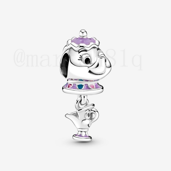 Pandora | Jewelry | Pandora Beauty And The Beast Mrs Potts And Chip ...